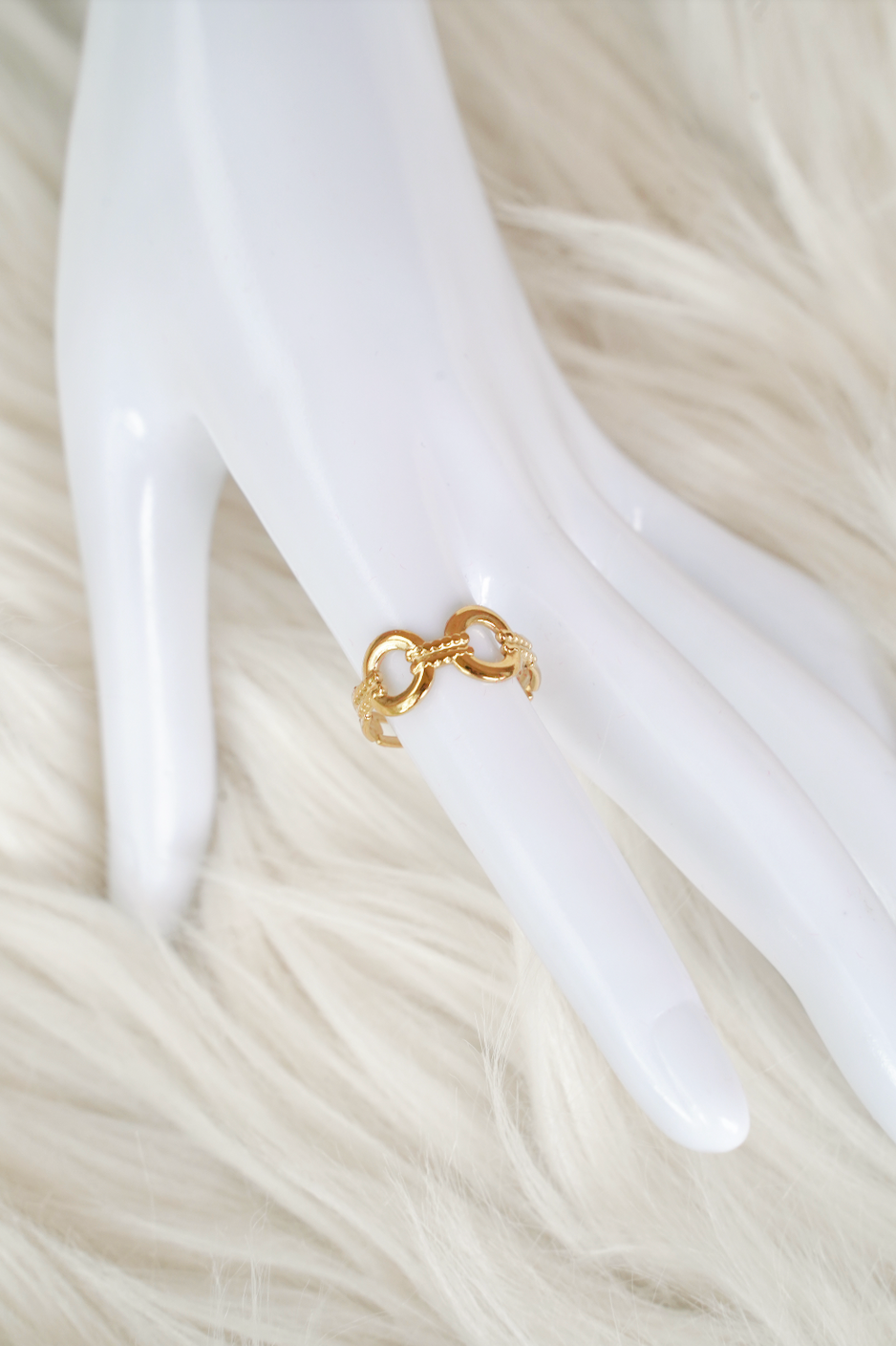 Gold Plated Connected Ring – Vantori